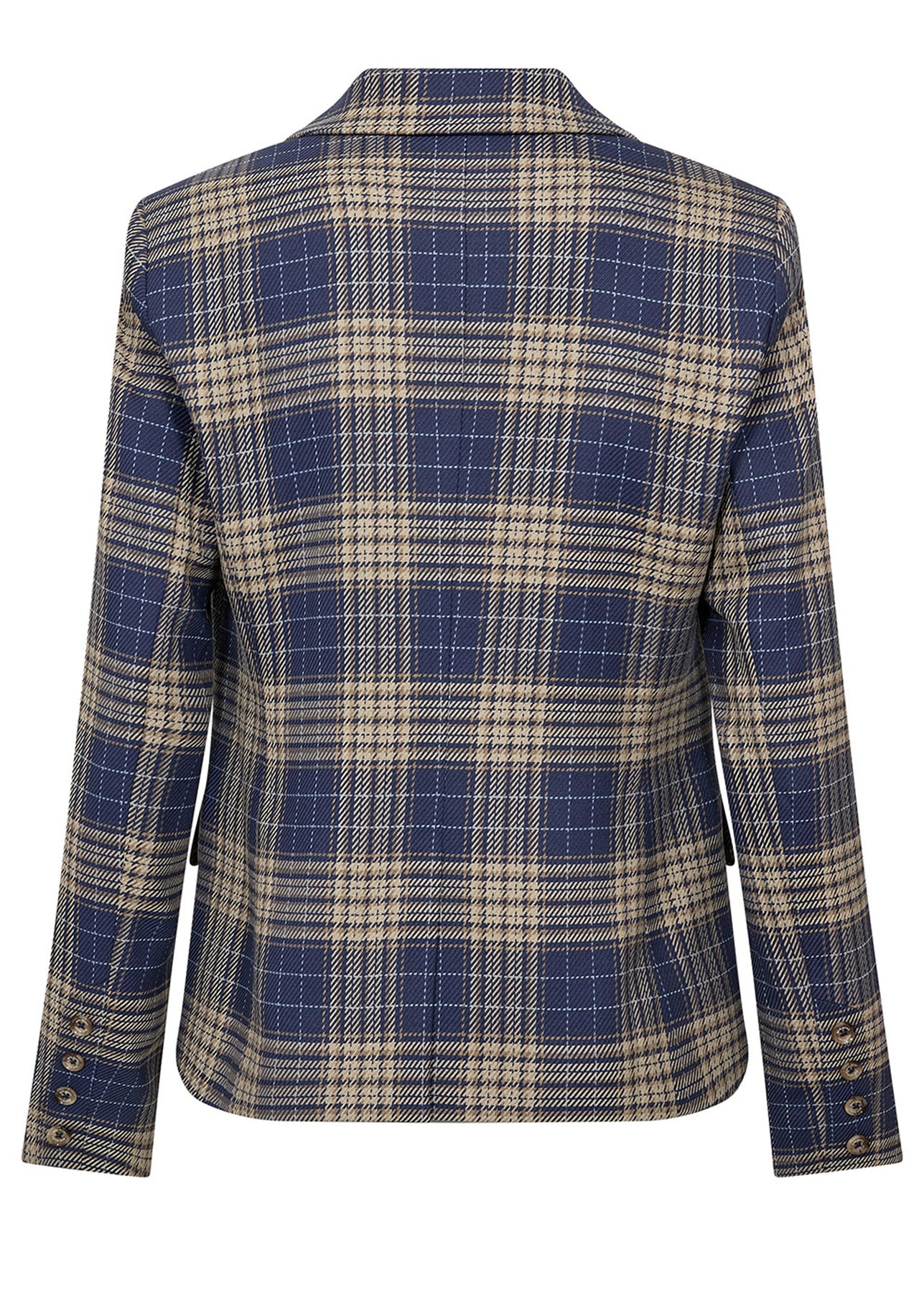 Mos Mosh MMBlake Chec Blazer Crown Blue – KantByK